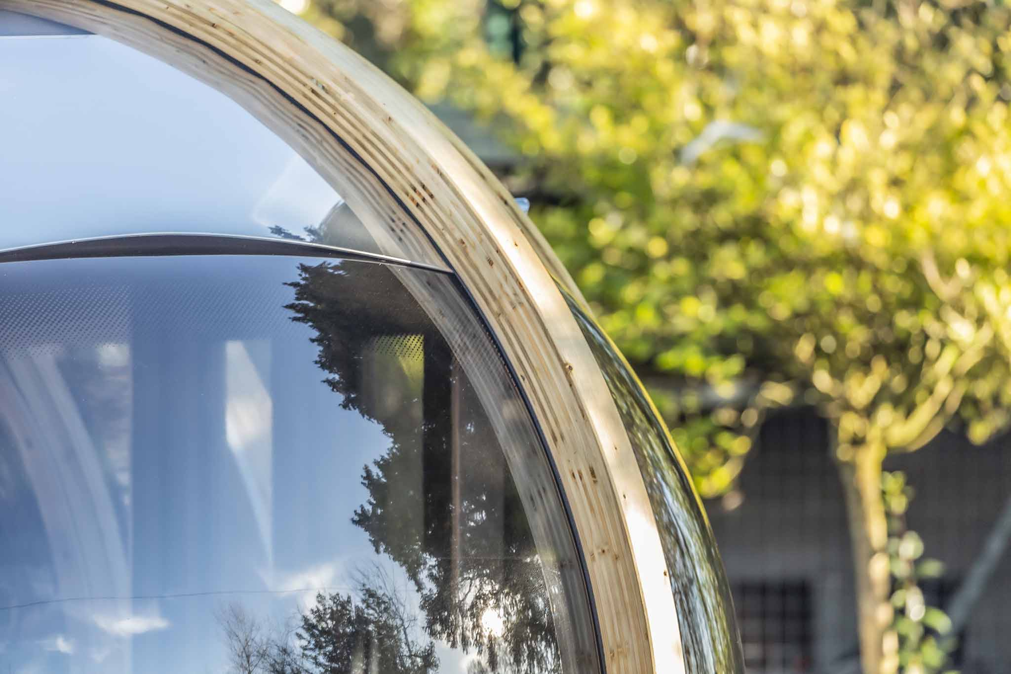 Rotating Pod Off Set Ovalhouse Outdoor Garden Pod