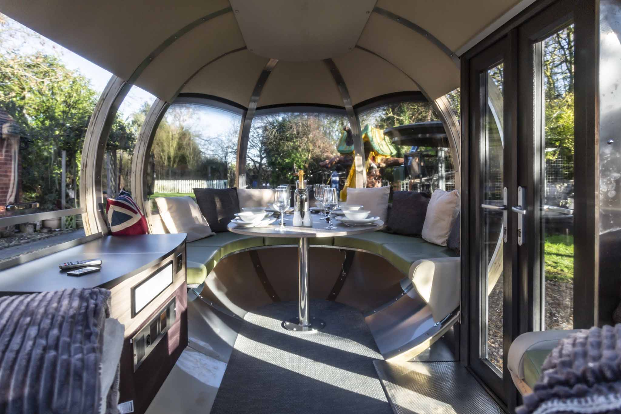 Rotating Pod Off Set Ovalhouse Outdoor Garden Pod