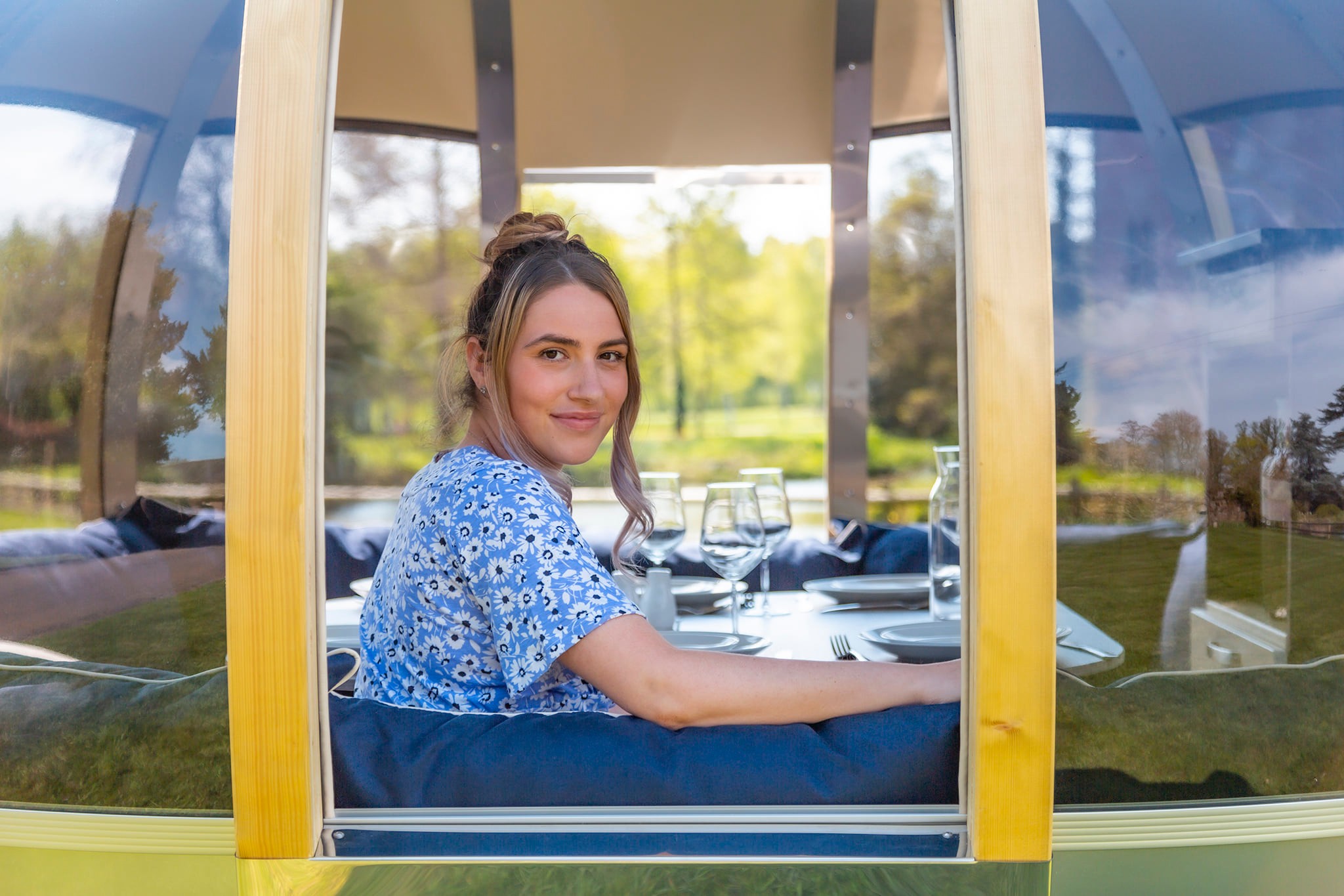 Garden Pod Rotating Sphere Garden Rooms & Buildings